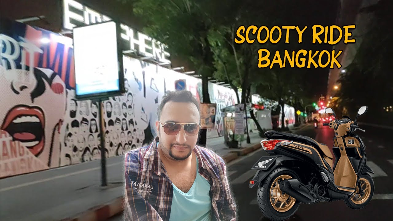 Scooty Ride at Bankok | Bangkok Sukhumvit Scooter Ride ...