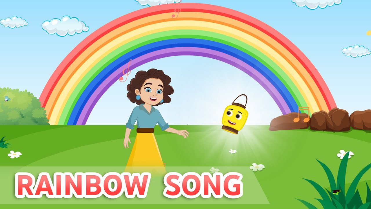 Rainbow Song for Kids I Learn the Colors of the Rainbow - YouTube