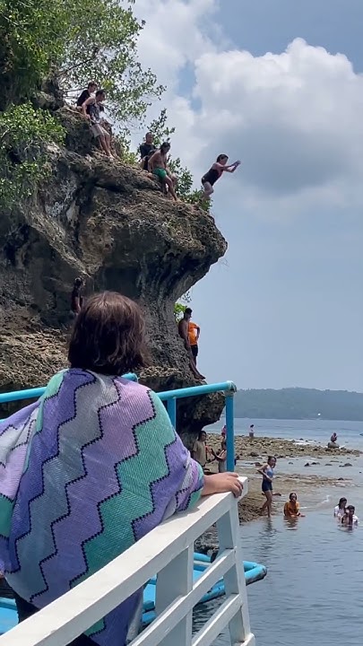 Sabang Cliff Jumping in Samal Island #philippines - YouTube