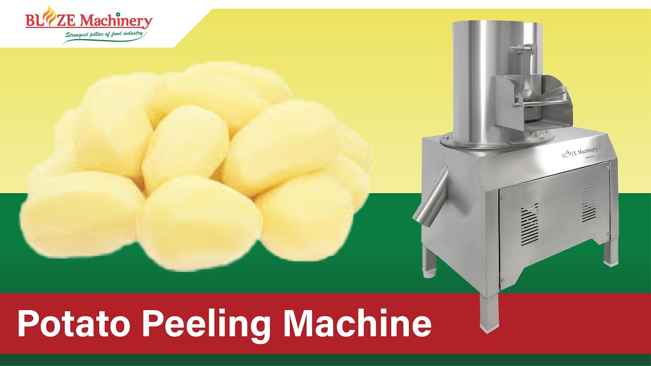 200 KG/hr Automatic Potato Washing and Peeling Machine | Potato peeler ...