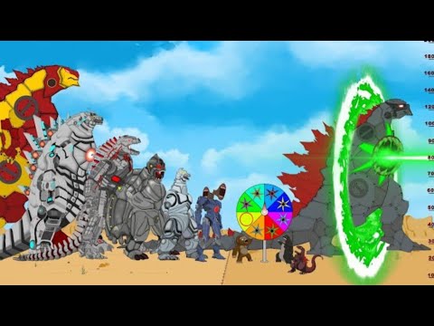 Evolution of mechaGodzilla & Kong,Siren Head; what is An Energy ...