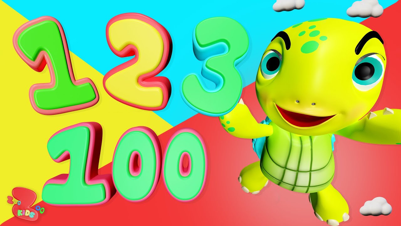123 Song | 1234 Song | Number Rhymes | 1-100 |ZooZoo| Kids Song | Baby ...