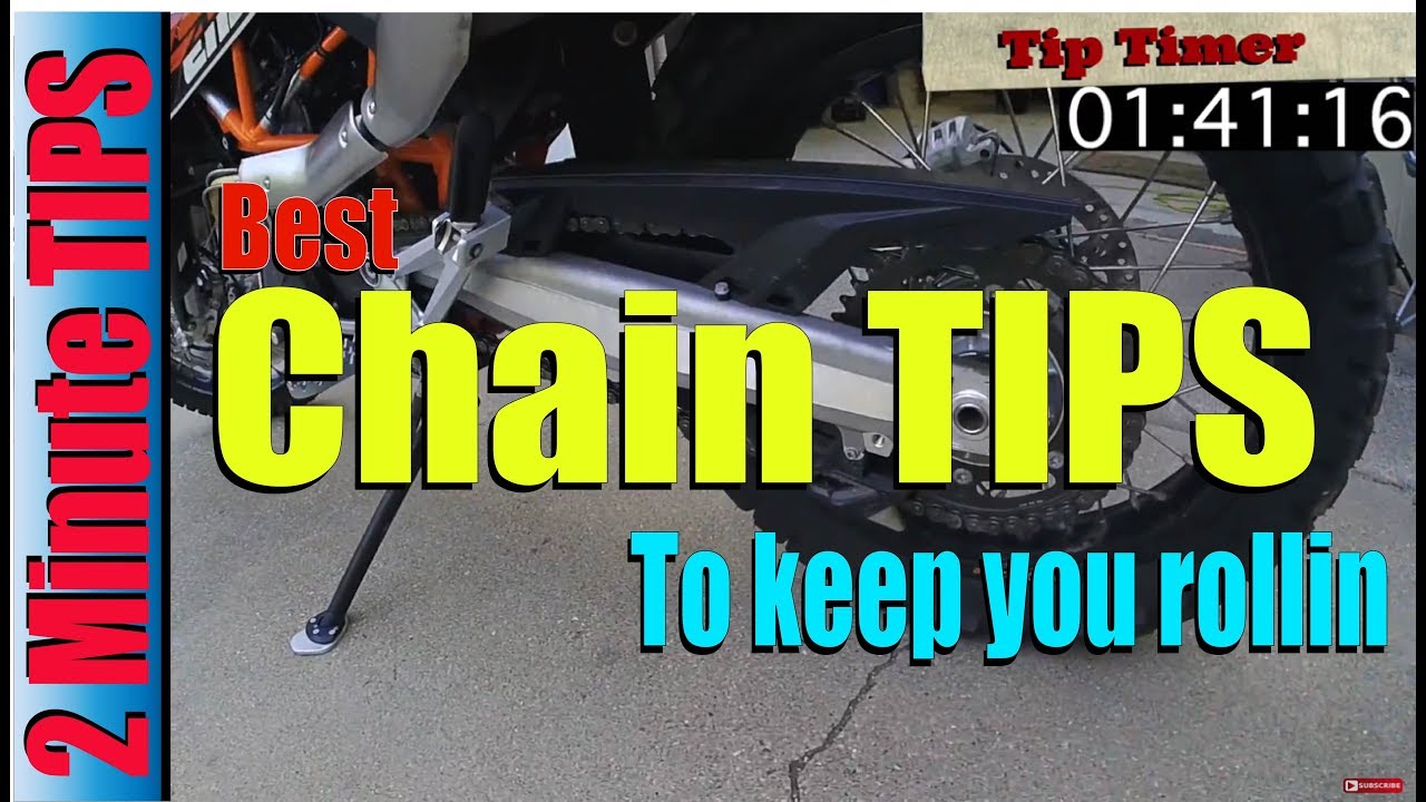 Motorcycle chain maintenance - how to clean and lube a motorcycle chain ...