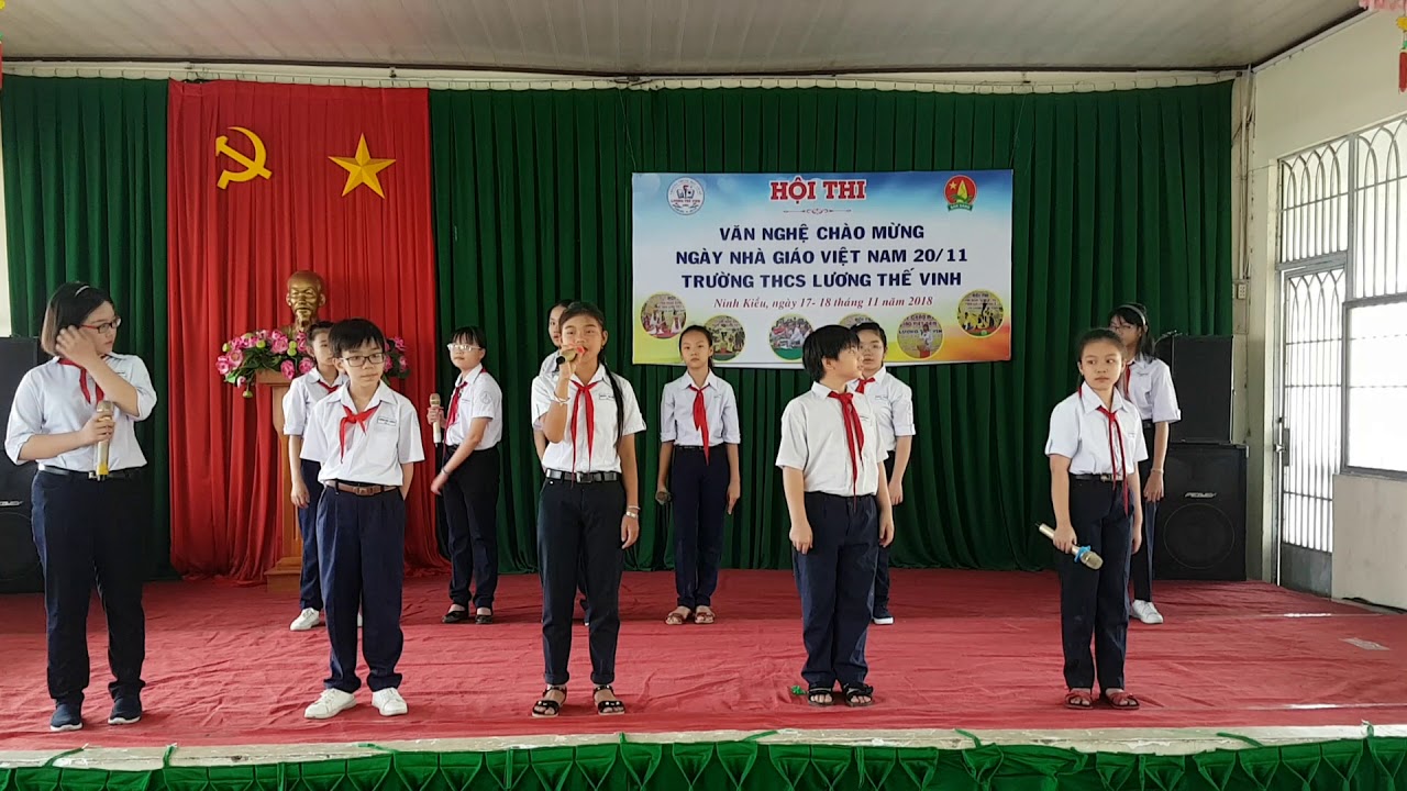 THCS LTV - 6A11 - Tốp ca - Mái Trường mến yêu - YouTube