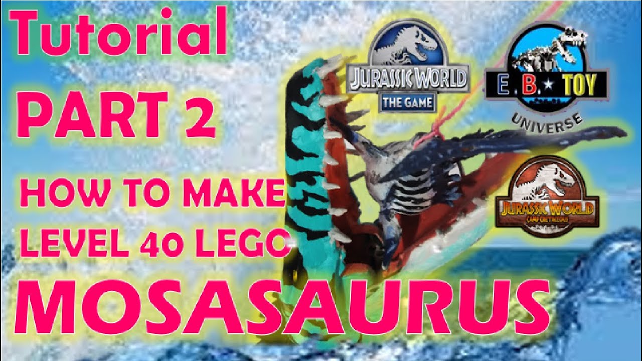 MOSASAURUS LEGO JURASSIC WORLD CAMP CRETACEOUS I JURASSIC WORLD THE ...