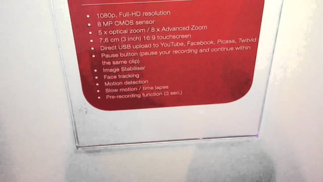 Hands On: Toshiba Camileo P100 Camcorder - YouTube