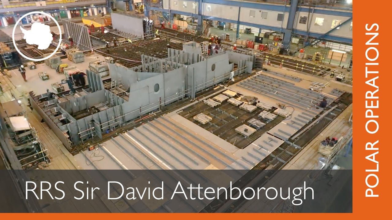 The Building of RRS Sir David Attenborough: Construction update ...