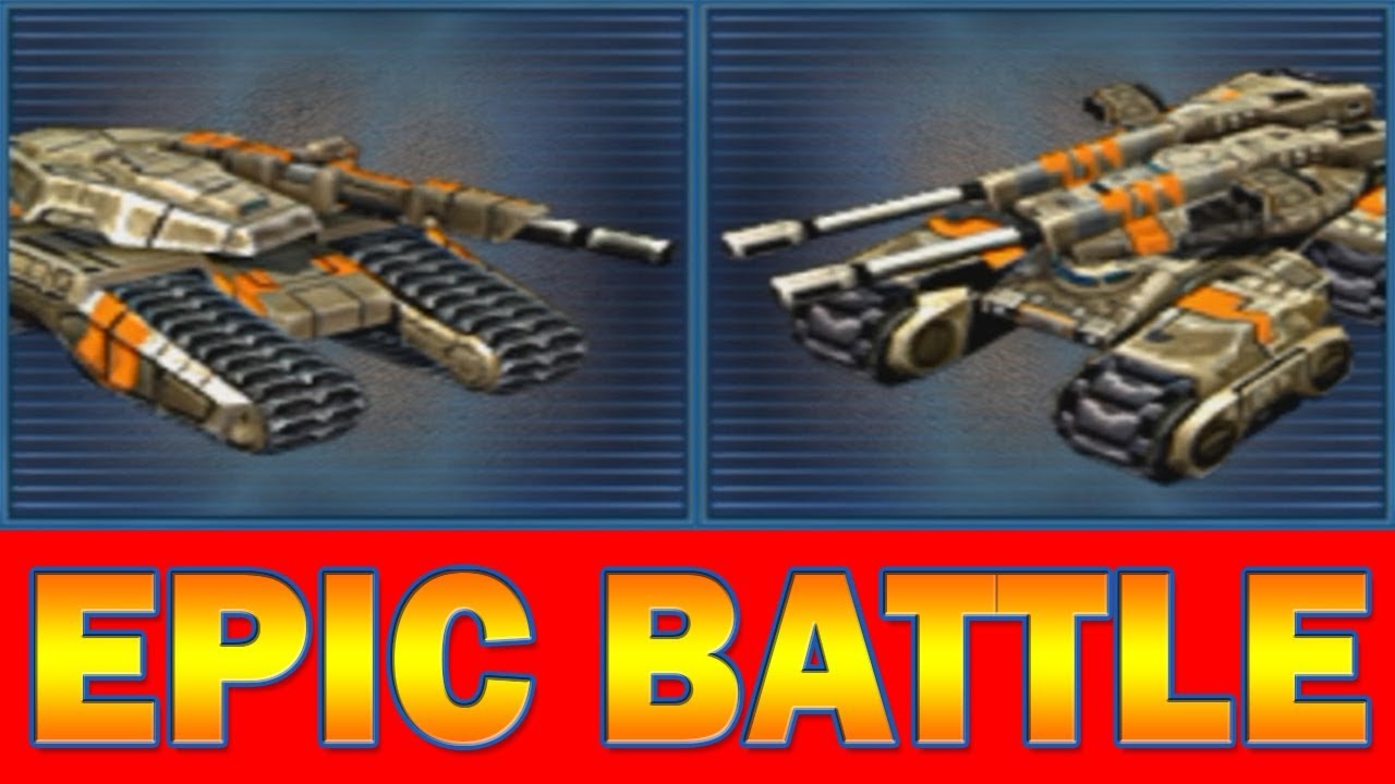 GDI Predator Tank vs GDI Mammoth Tank - YouTube