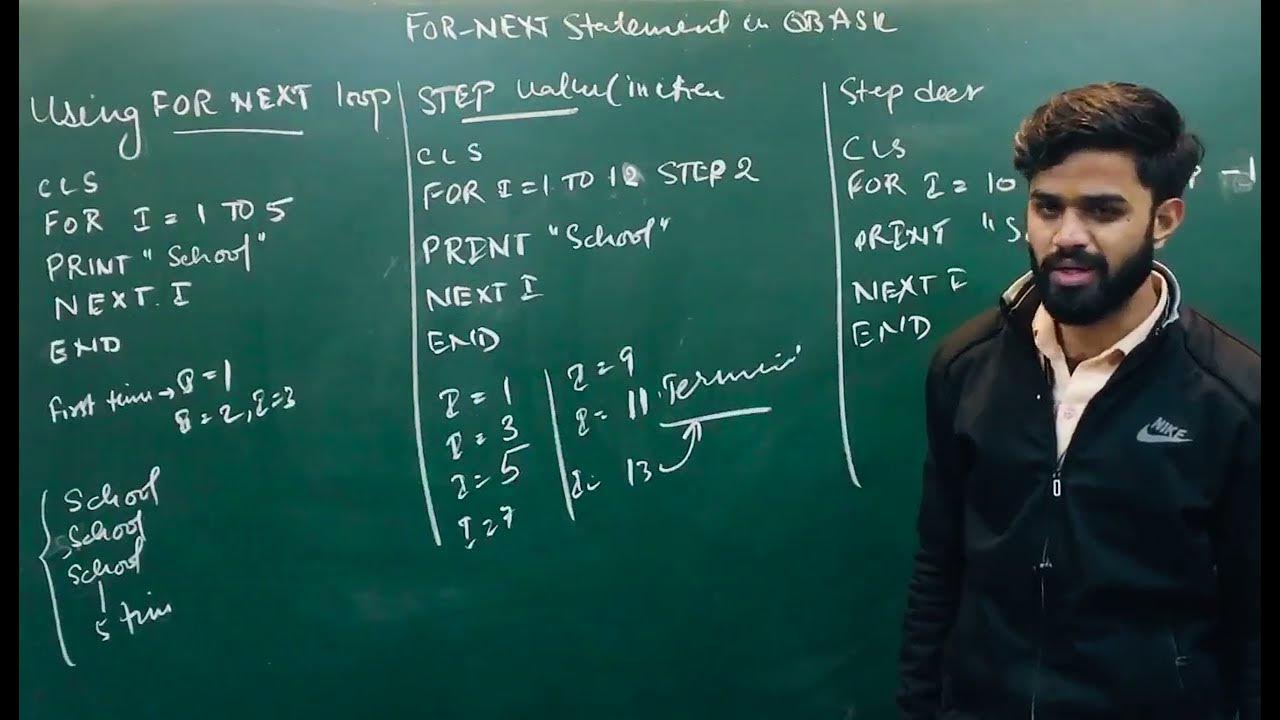 Class VII For-Next Statement in QBASIC Part - 2 - YouTube