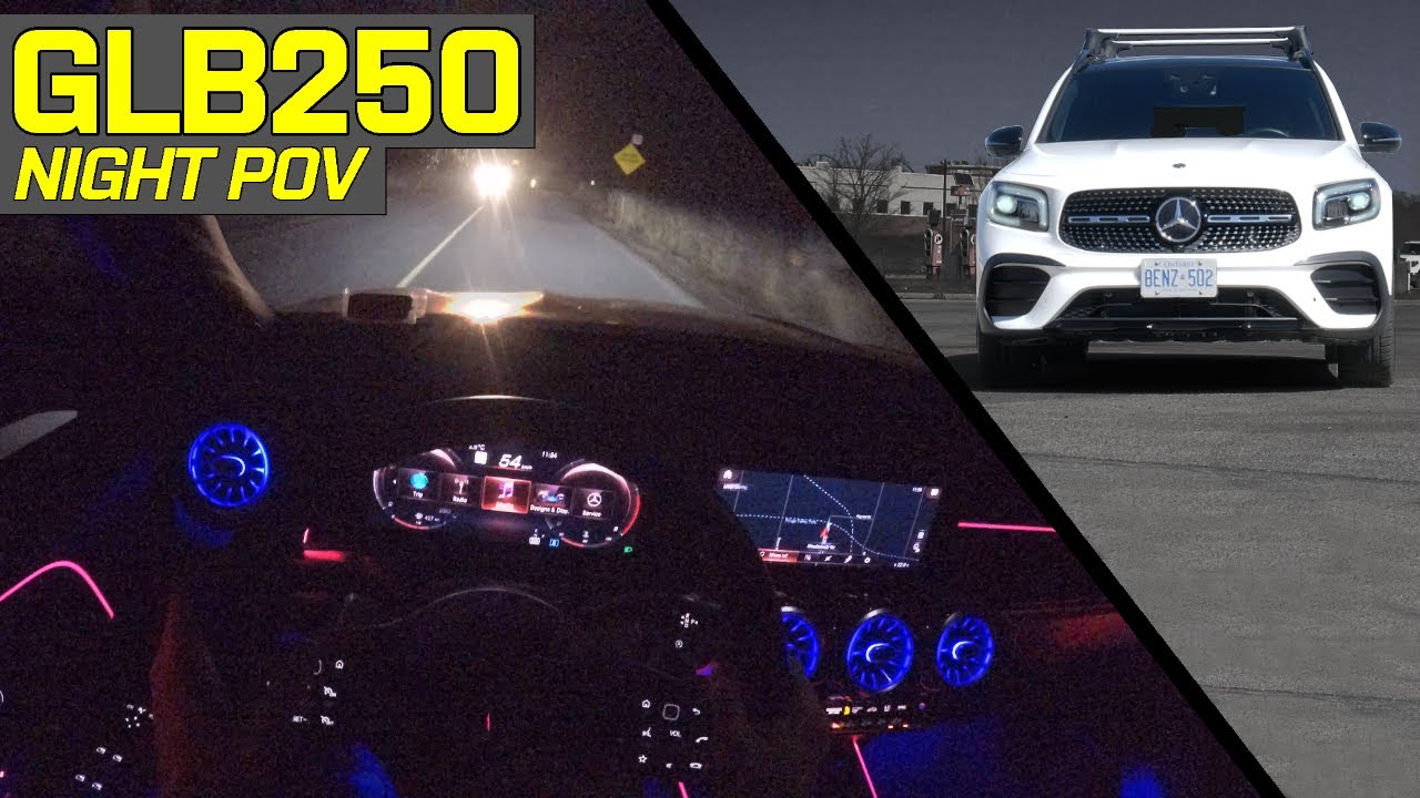 Mercedes-Benz GLB - LED Lights & Interior Ambient Lighting - Night POV ...