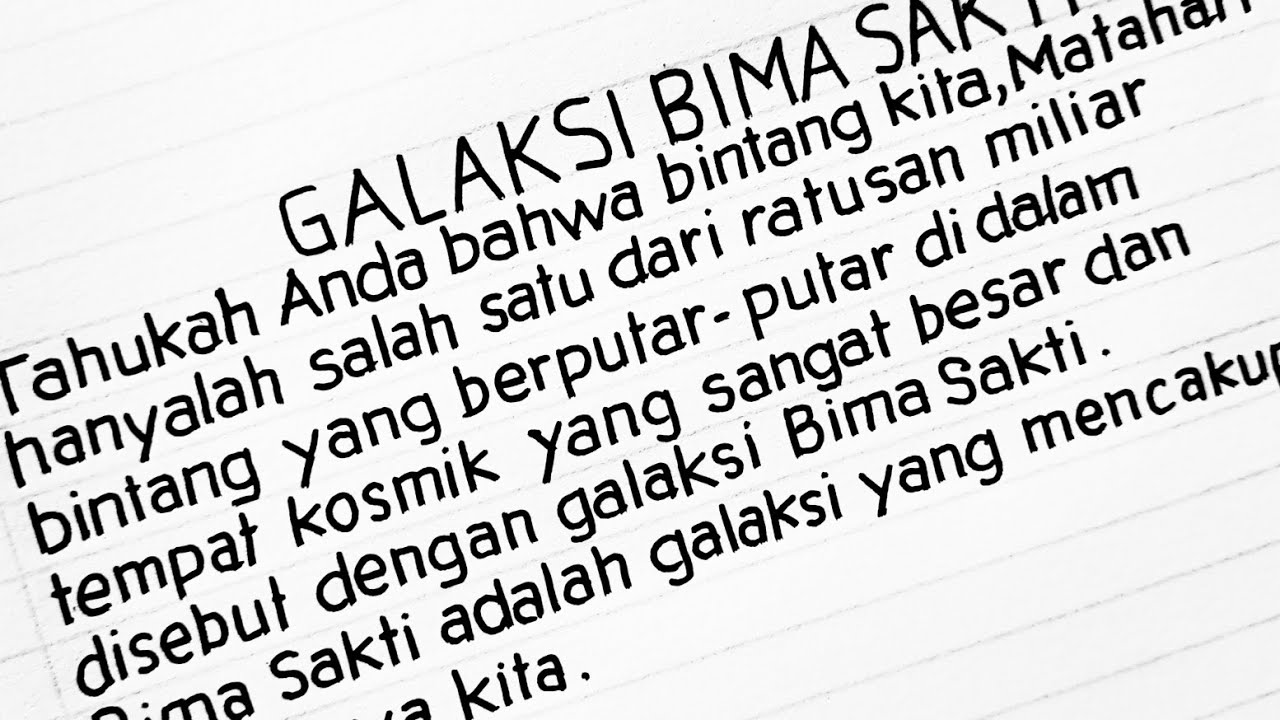 Tulisan tangan rapi | Belajar menulis bagus dan rapi - YouTube