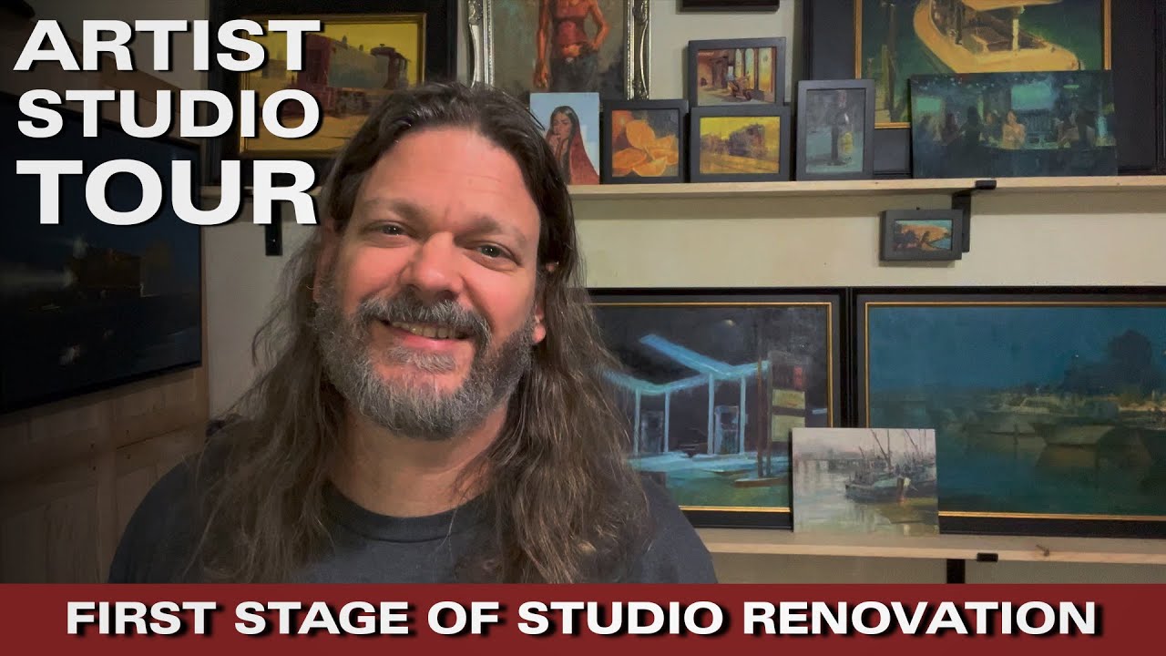 My Artist Studio Tour Update - First Stage of Renovation Complete ...