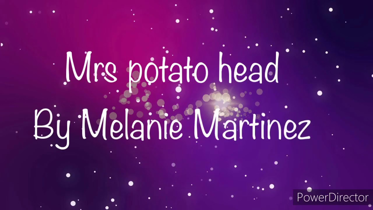 Mrs Potato Head Lyrics YouTube Mrs Potato Head Lyrics YouTube