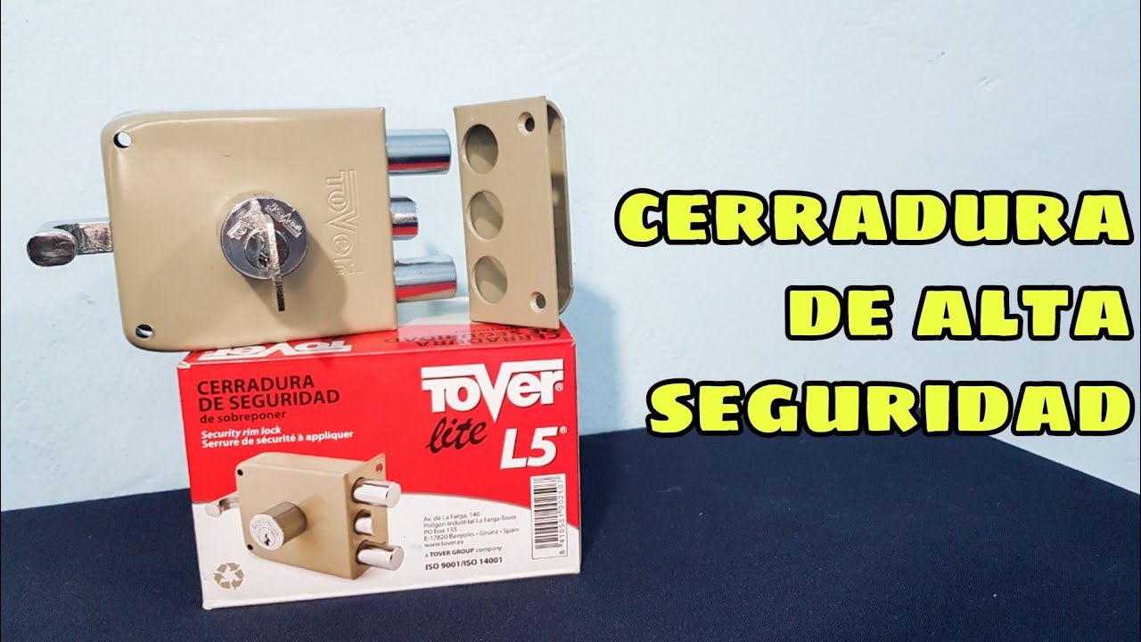 CERRADURA DE SEGURIDAD TOVER L5 - Unboxing y Review - YouTube