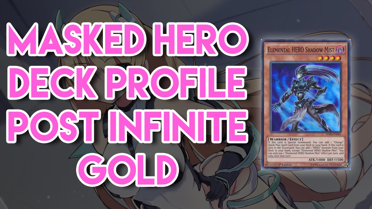 Masked HERO March 2016 Deck Profile w/ Side Deck (Post Infinite Gold ...