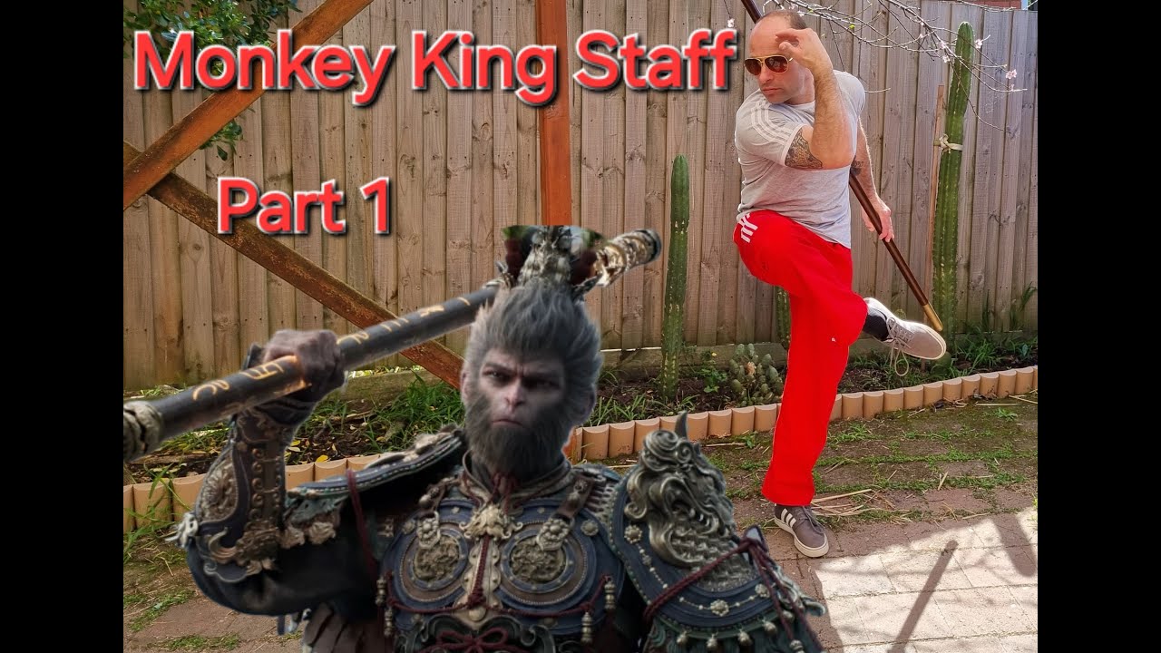 Monkey King Staff - Basics & Partner Drills - YouTube