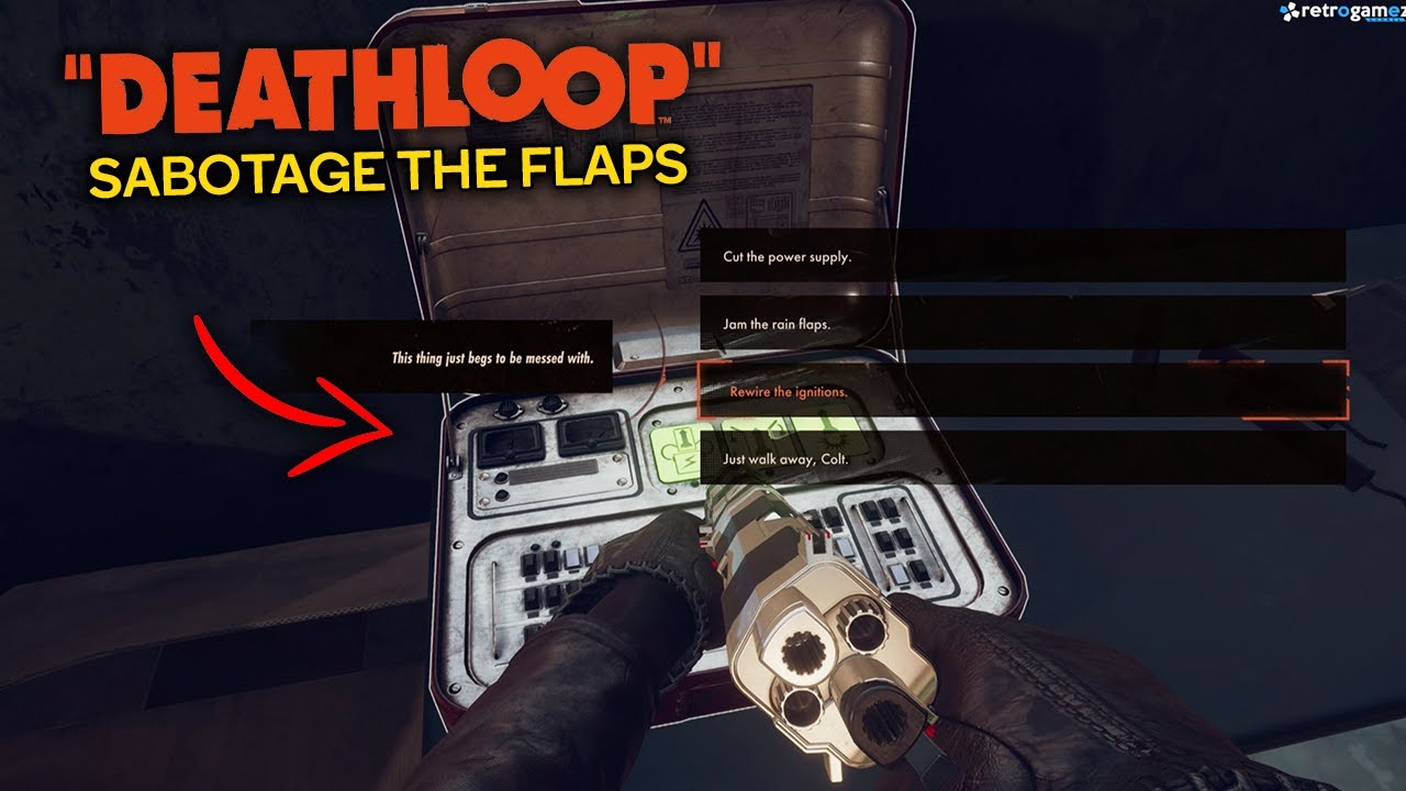 DeathLoop - Sabotage The Flaps Guide - YouTube