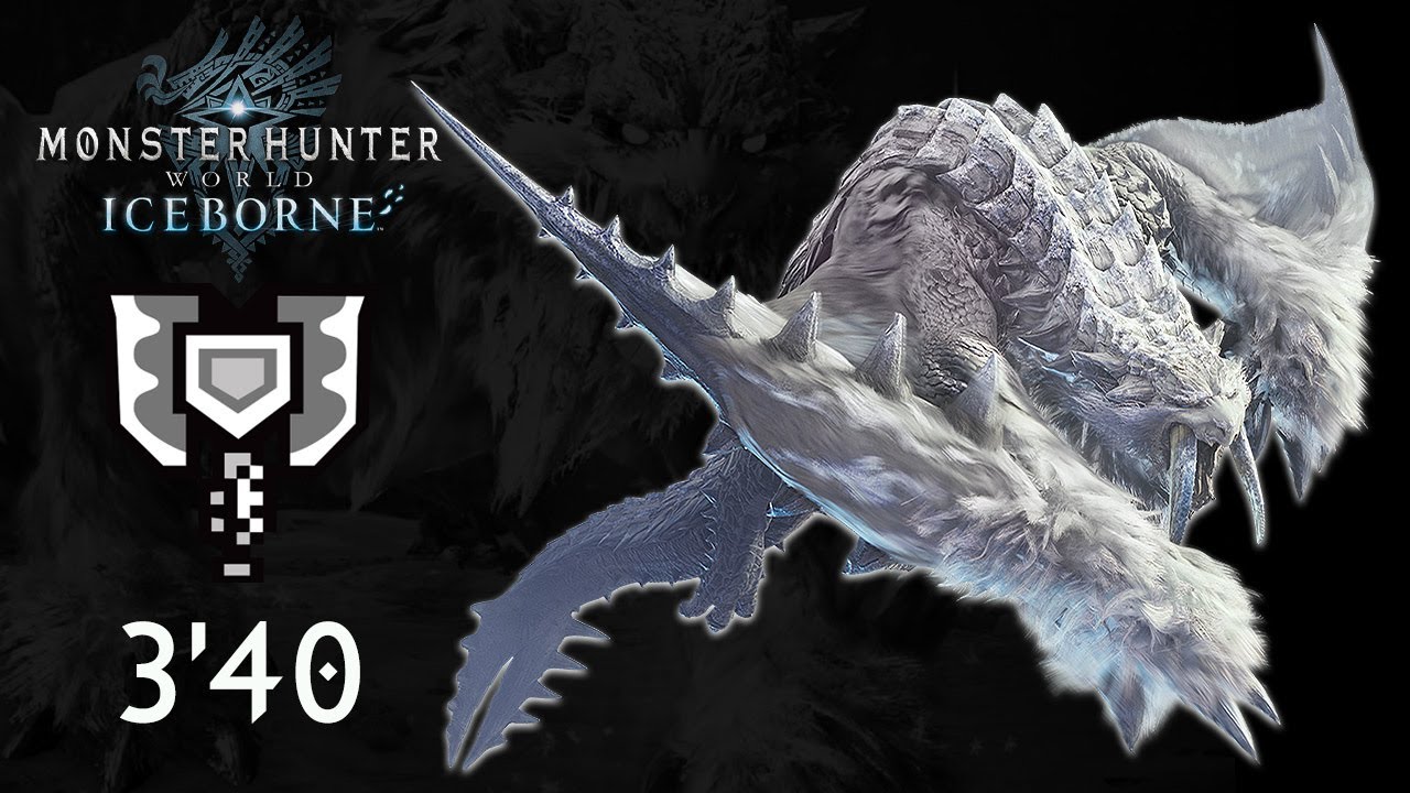 【MHW:I】MR5★ Frostfang Barioth - 3'40 - Charge Blade - YouTube