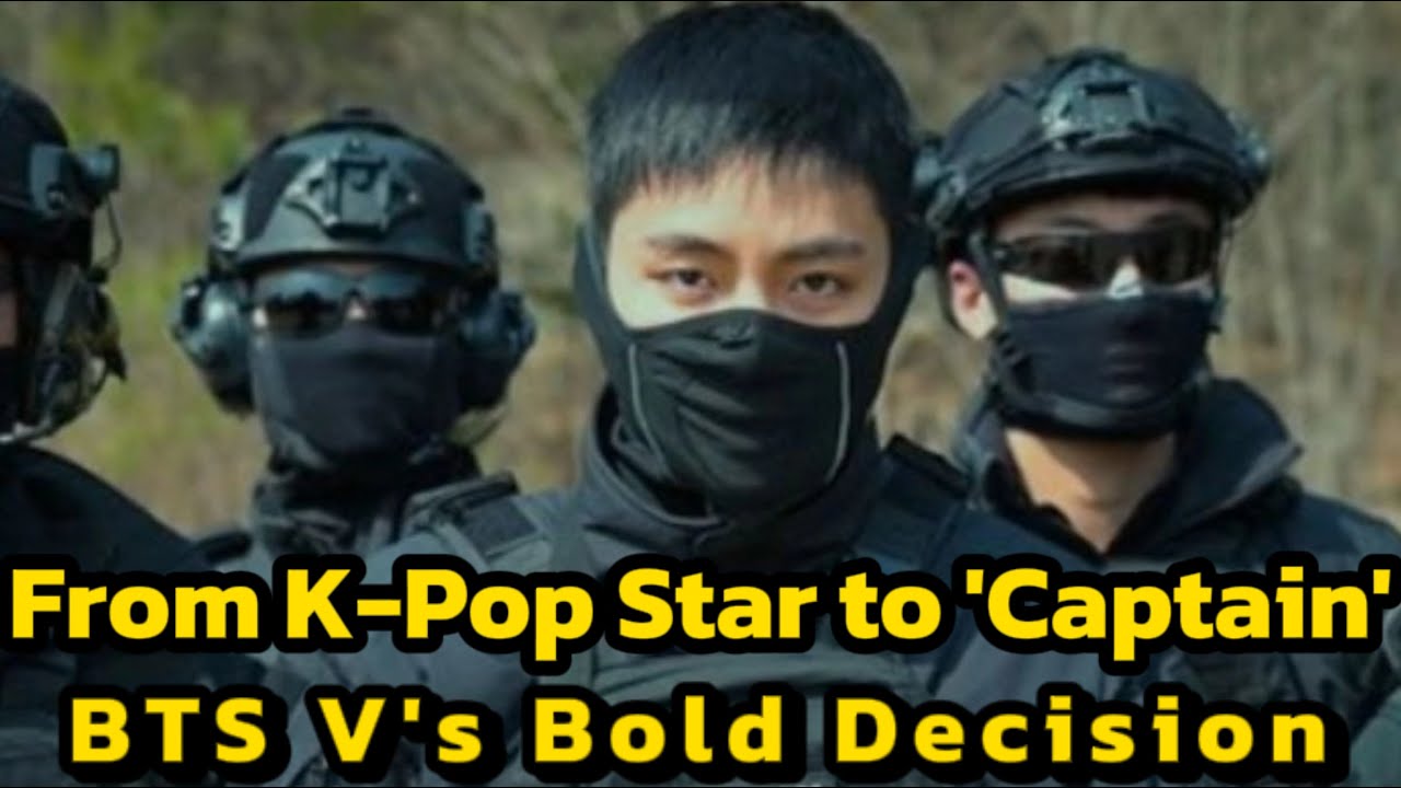 From K-Pop Star to 'Captain': BTS V's Bold Decision to Serve in the SDT ...