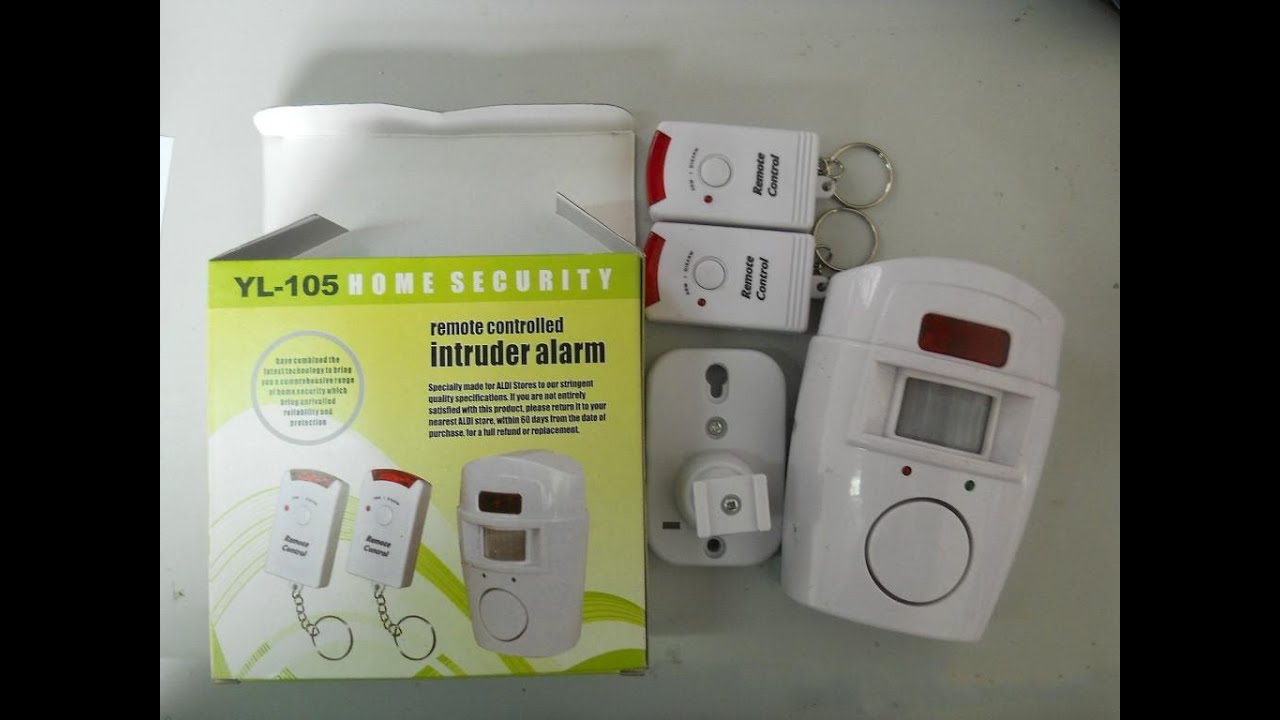 Motion Sensor Alarm Device | Unboxing YL 105 Home Security | Lense X ...