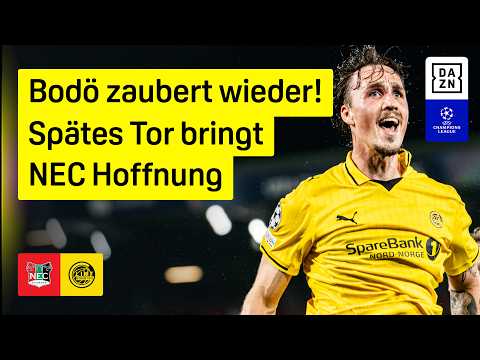 Bodö zaubert, doch NEC wittert Hoffnung: NEC Nijmegen - Bodö/Glimt | UCL-Playoffs | DAZN Highlights