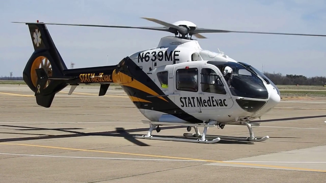 N639ME - STAT MedEvac 1 Taking Off - YouTube