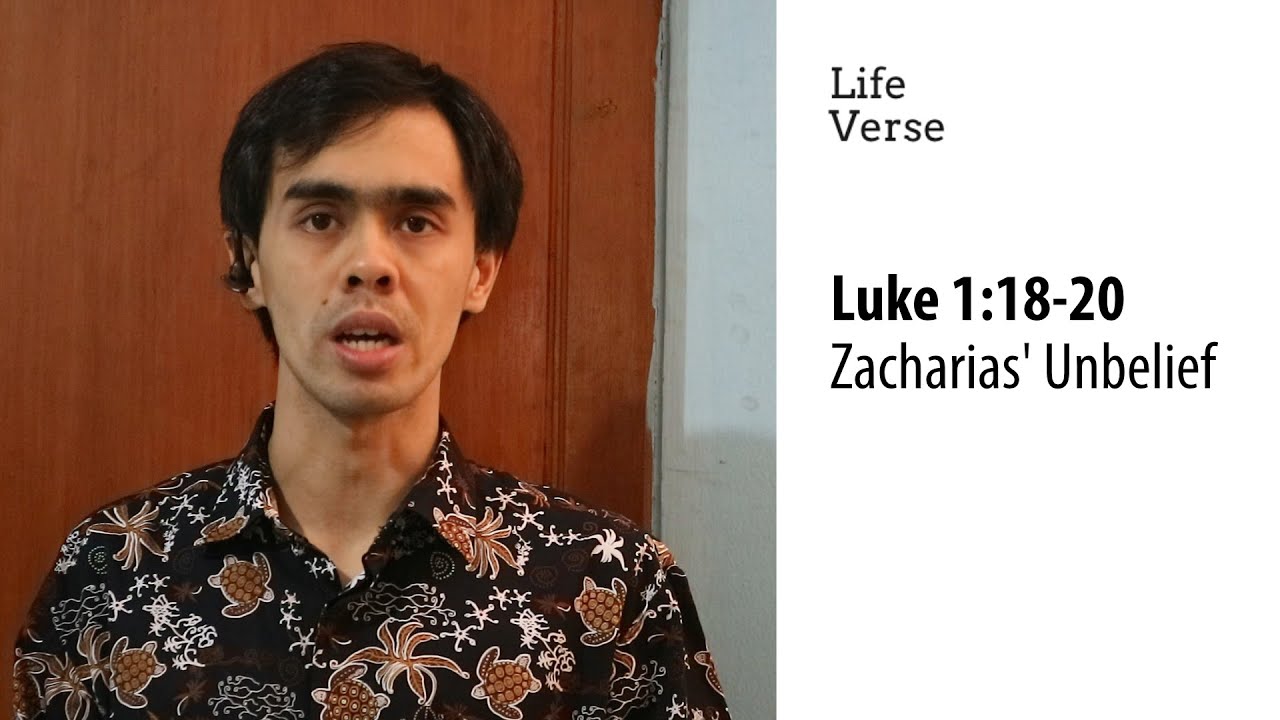 Luke 1:18-20 Zacharias' Unbelief - YouTube