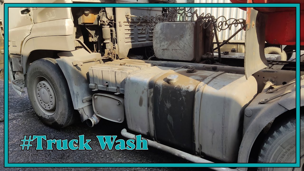 DEEP CLEANING a super dirty & filthy 6*4 dump truck!! #truckwash #asmr ...
