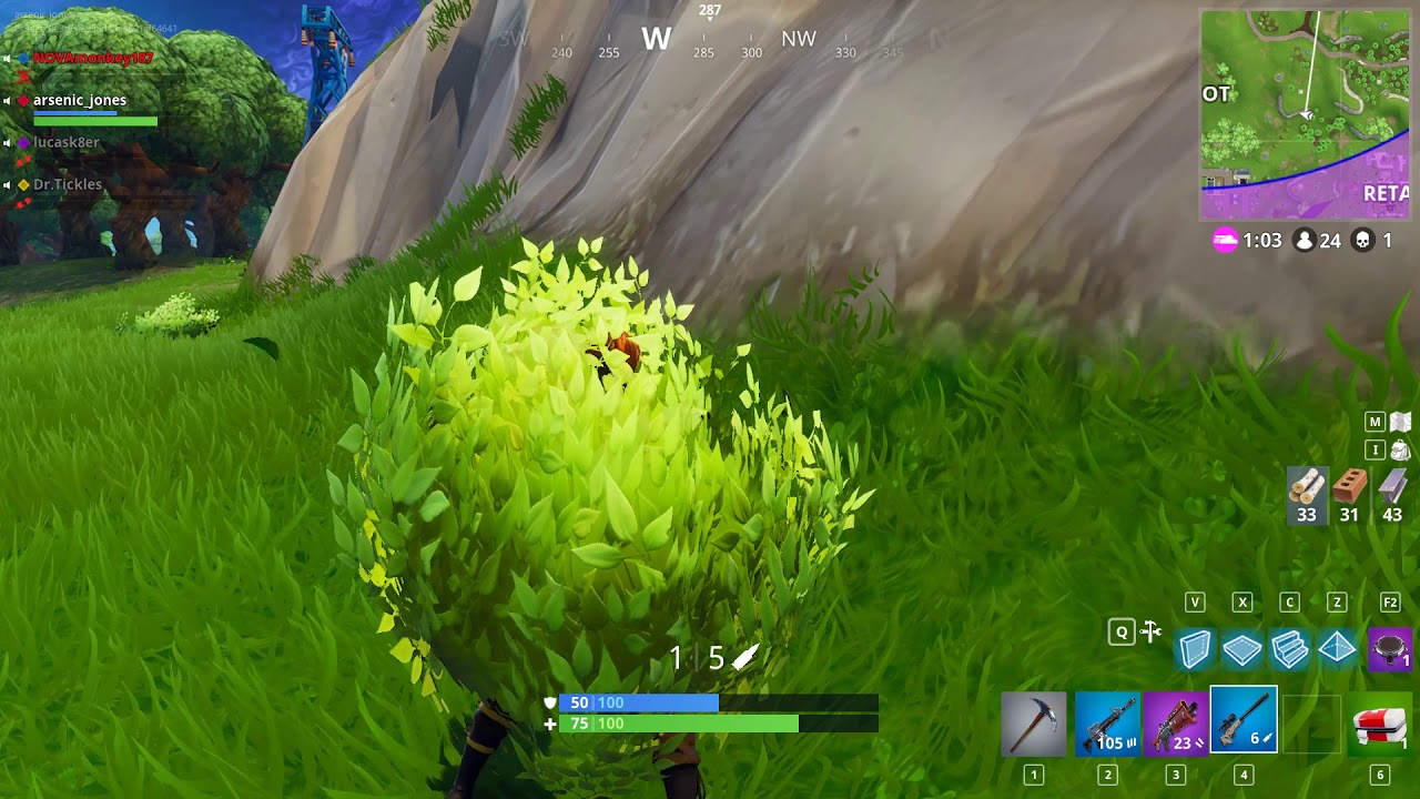 Fortnite: Australian Sniper In A Bush - YouTube