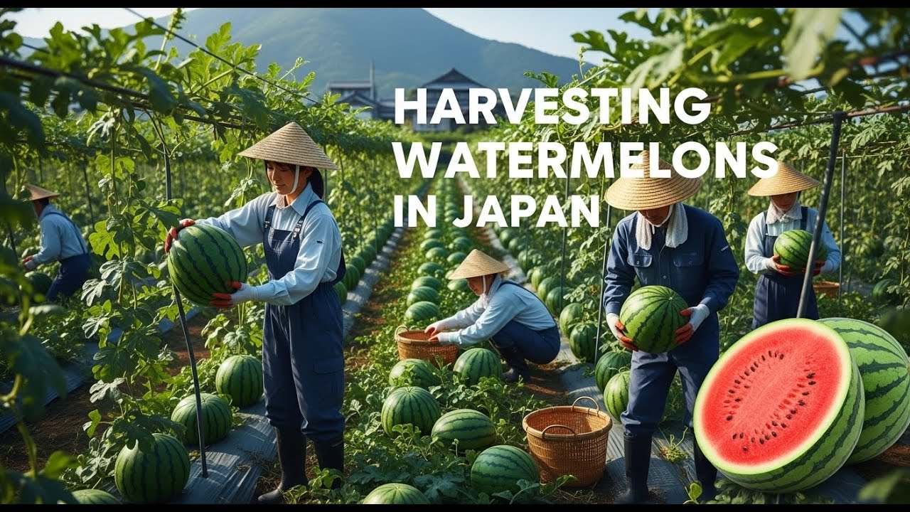 How Watermelons Are Grown and Harvested in Japan | Inside Japanese ...
