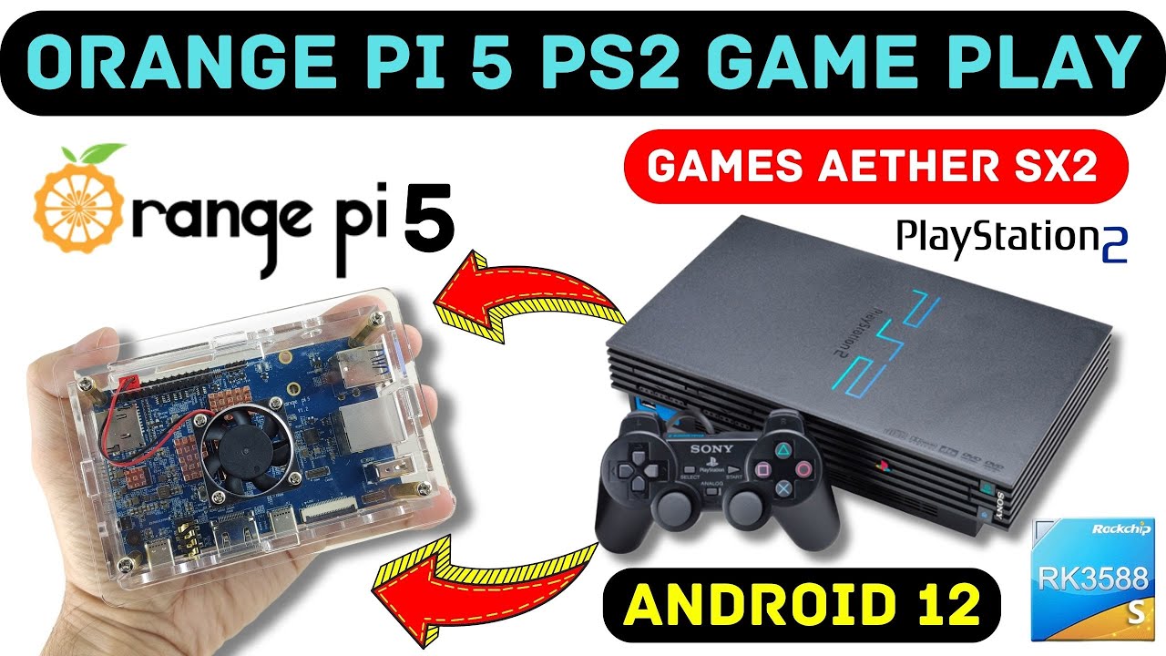 ORANGE PI 5 BOX - PS2 COM GRAFICOS INCRIVEIS NO AETHER SX2 - GAME PLAY ...