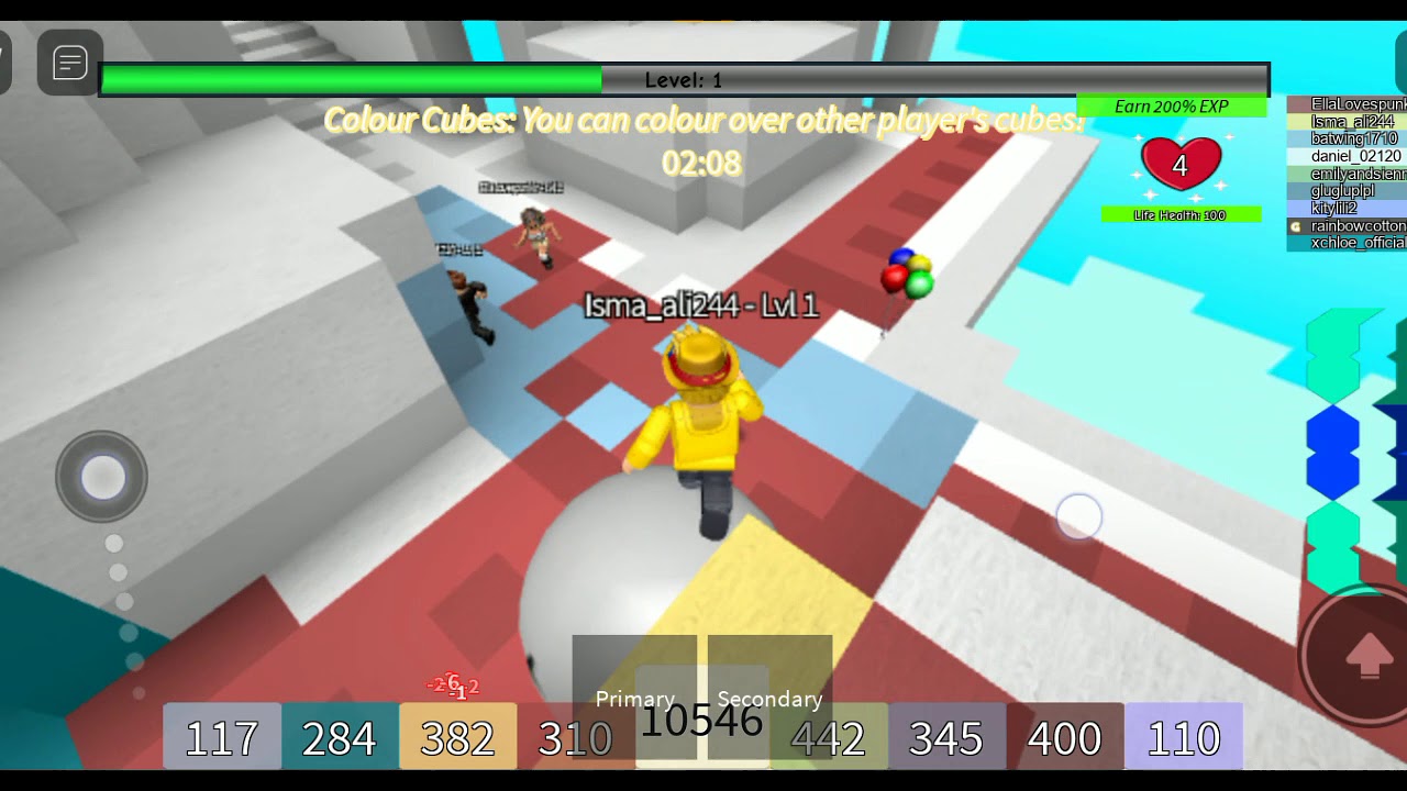 Main Roblox Color Cubes! - YouTube