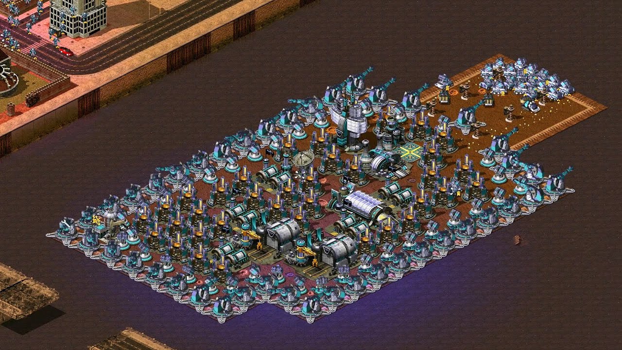Yuri's Revenge Red Alert 2 Defence Very Great With Many Cannon On ...