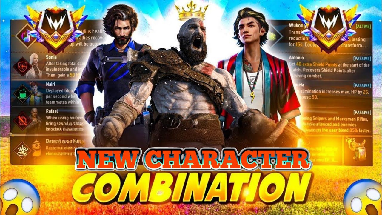 Cs Rank Best Character Combination | Best Character Combination For ...