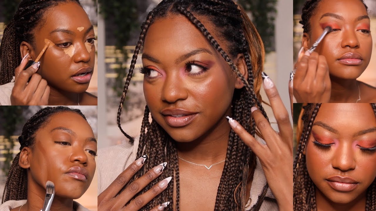 *DETAILED* MAKEUP TUTORIAL FOR BROWN & DARK SKIN WOC! ~ FLAWLESS! - YouTube