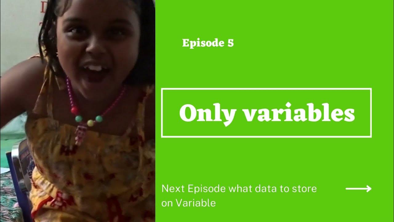 (5 to 15 yrs) Kids Python Programming| Episode 5 |Python Variables ...