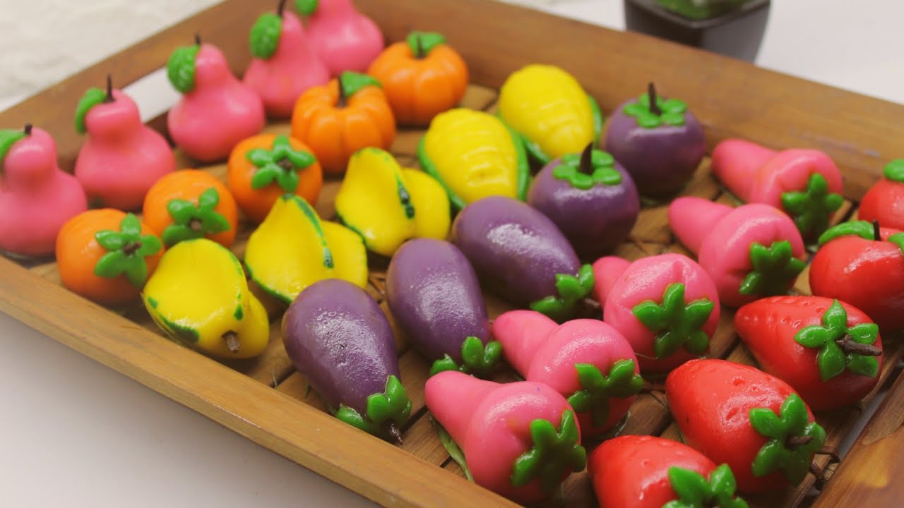 Resep kue ku mini bentuk buah Tanpa Cetakan || Tips Agar Kueku Tidak ...