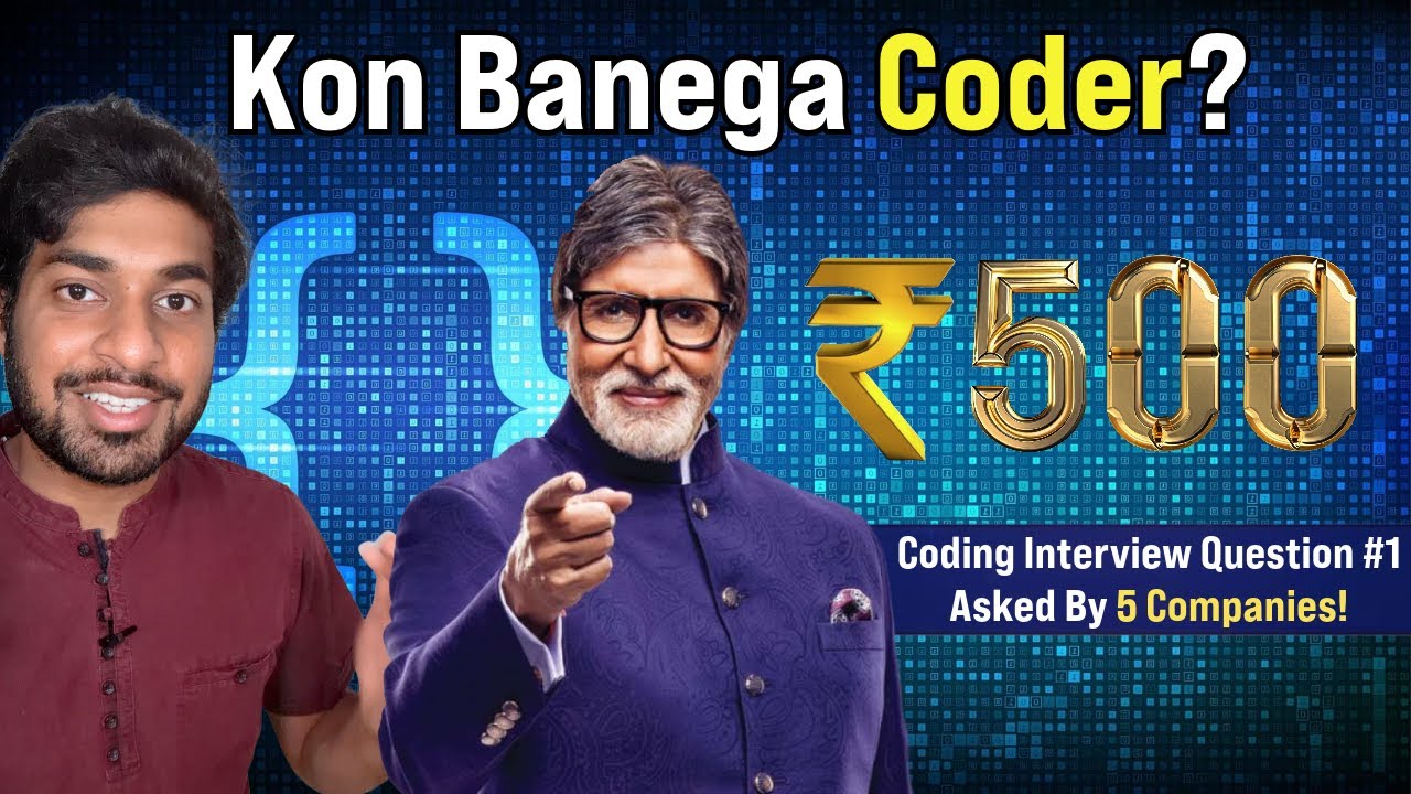 1 Coding Interview Question By 5 Companies | KBC | Giveaway - YouTube