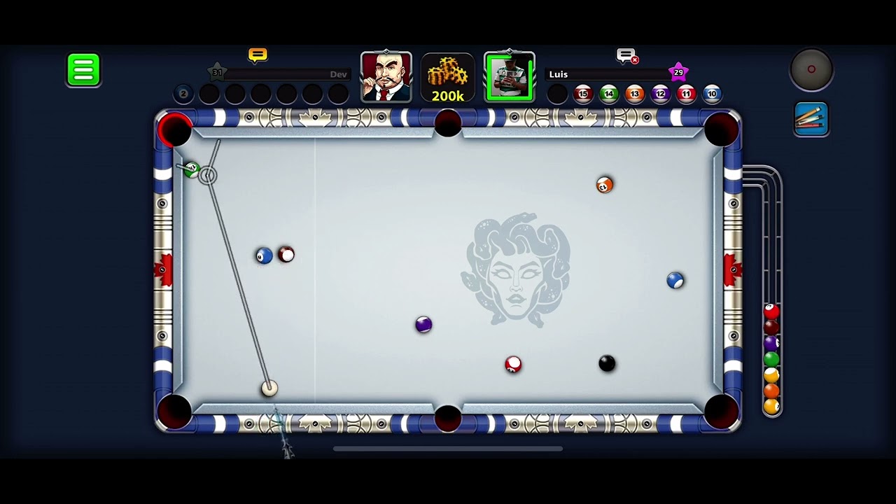 Winning 200k by playing 8 ball pool easy way presented by dev - YouTube