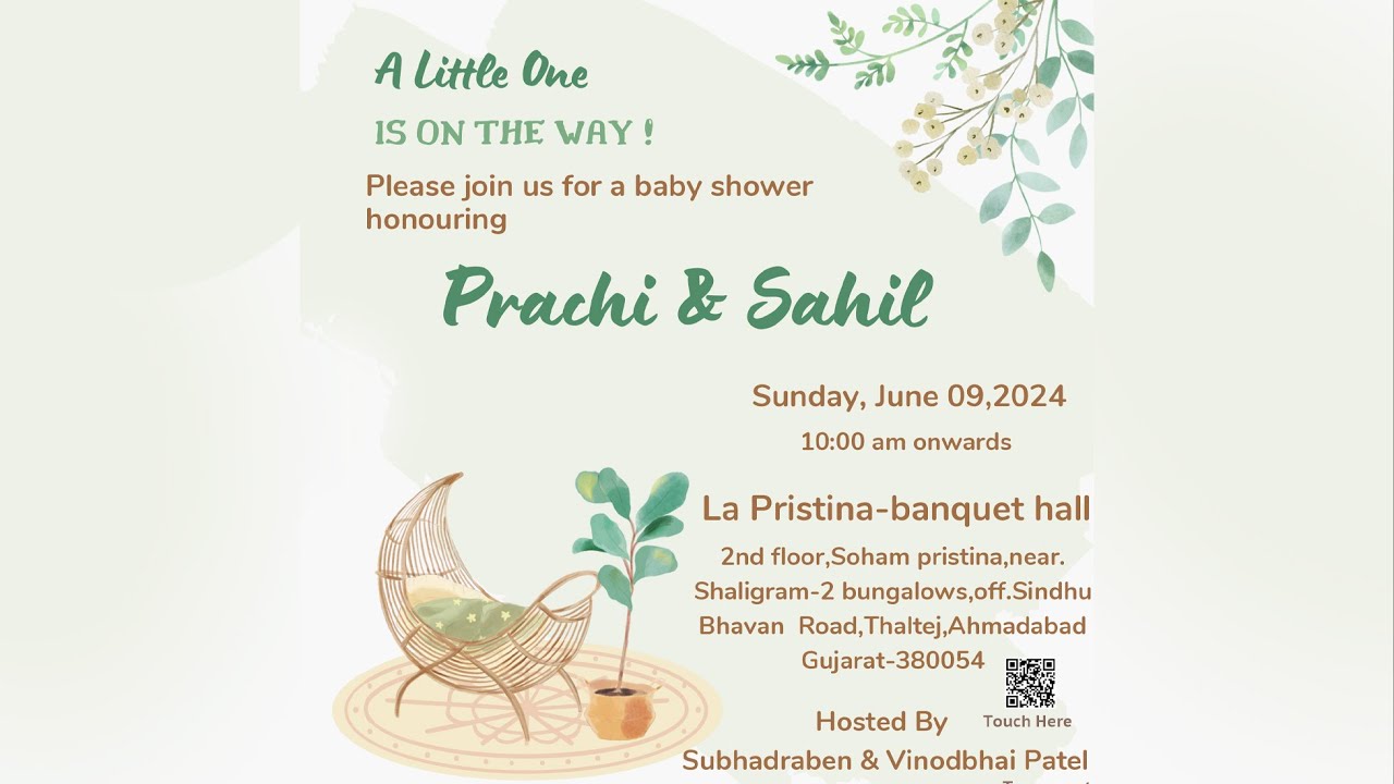 🔴LIVE || Baby Shower || Prachi || 9-JUN-2024 || Ahemdabad || By Prem ...