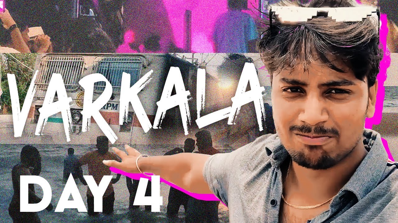 Night life at #Varkala | Beach Sunset | VLOG-4 - YouTube