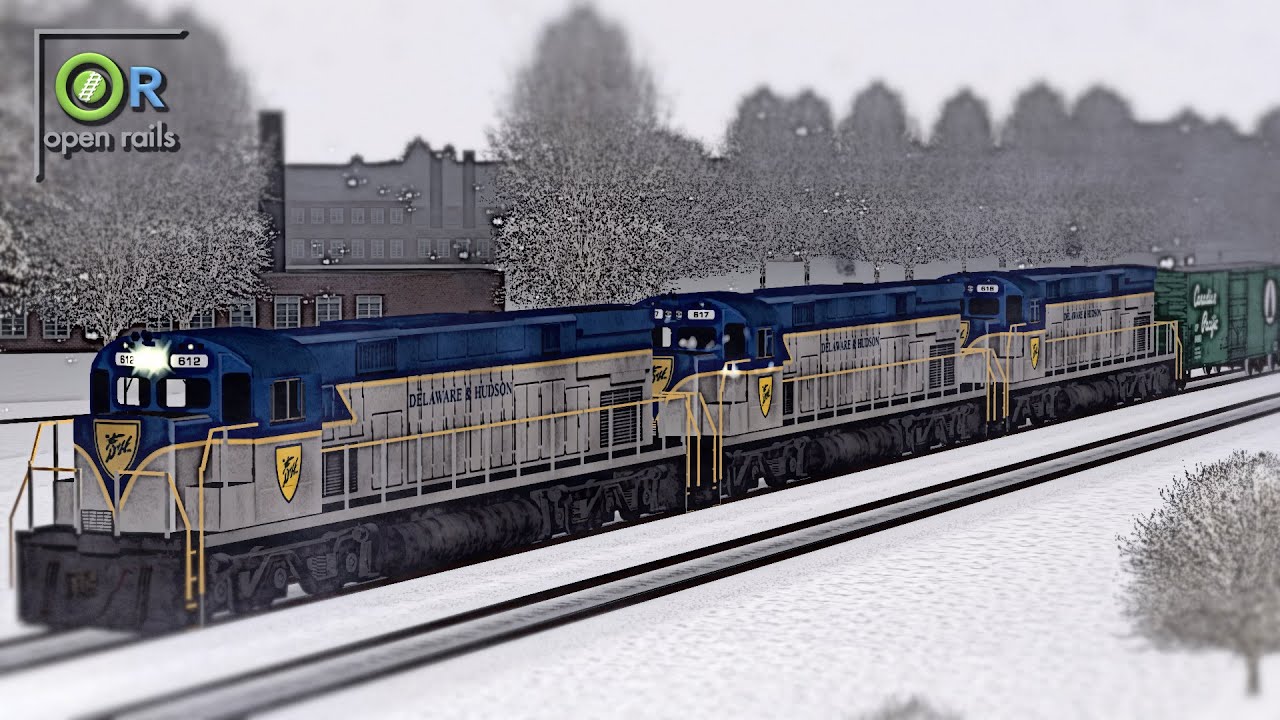 Open Rails - D&H | 1970 | Paper Train (Mowhawk Yard - Oneonta) - YouTube