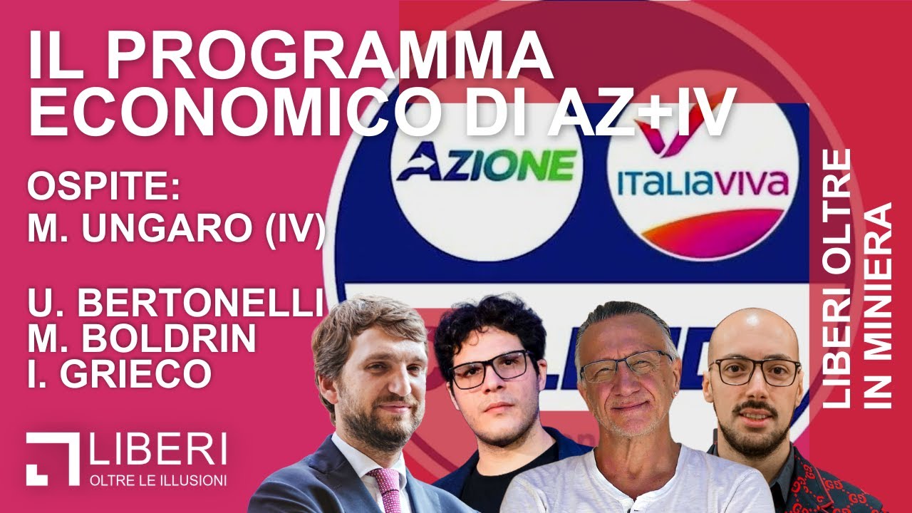 Il programma economico di Italia Viva e Azione - YouTube