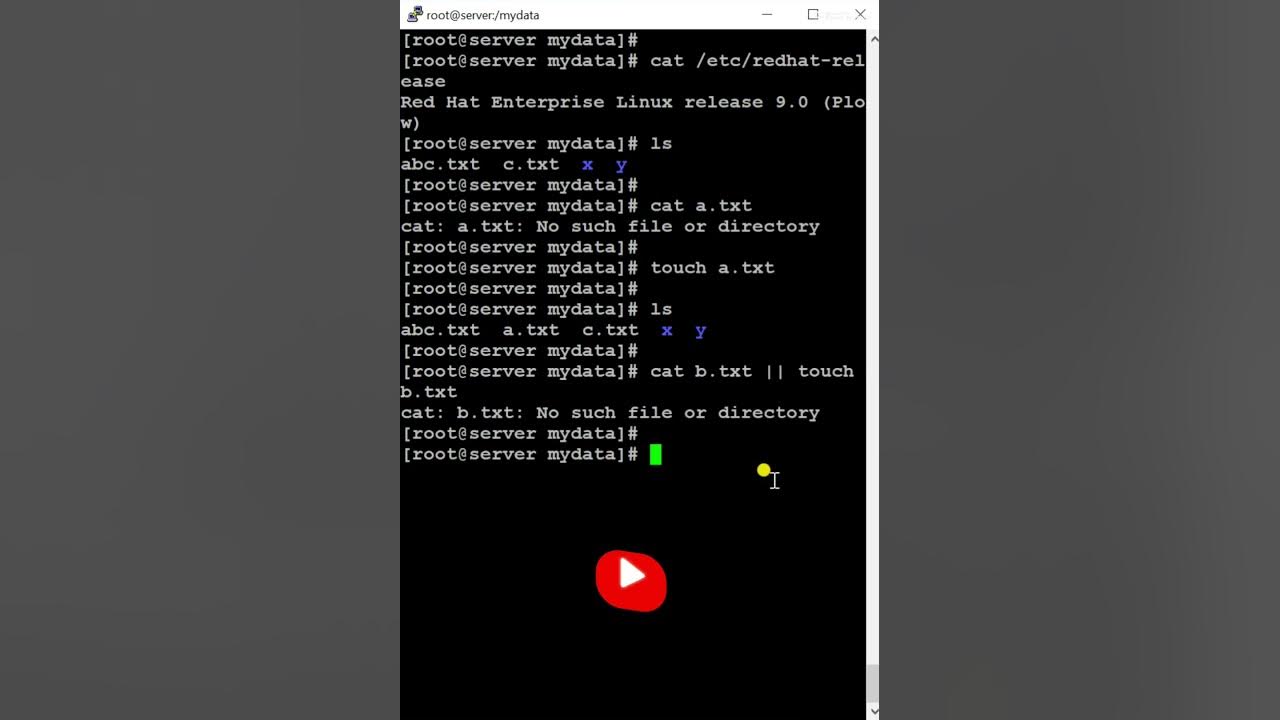Combine Multiple Commands Using Or Operator Rhelcentos Linux Linuxtraining Linuxcommands 