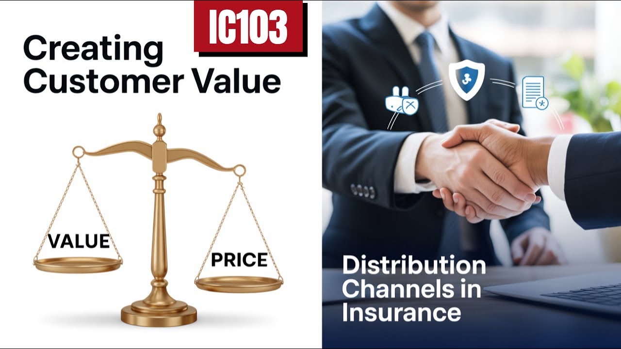 Creating Customer Value Through Distribution | Insurance Channel Management IC-103 - YouTube