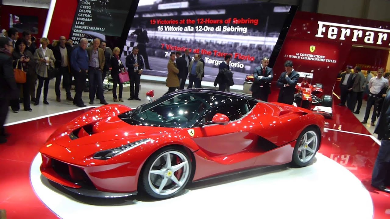 FERRARI 2013 SALON AUTO GENEVE АВТОМОБИЛЬ ЖЕНЕВА - YouTube