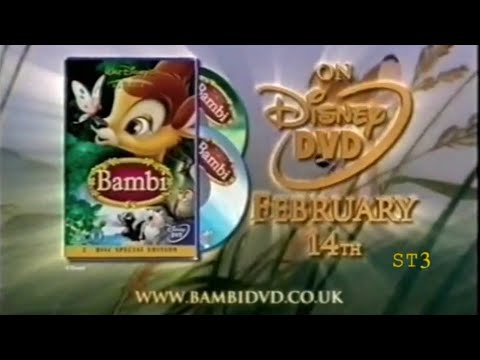 Bambi: Special Edition DVD UK Advert (2004) #bambi #disneydvd 