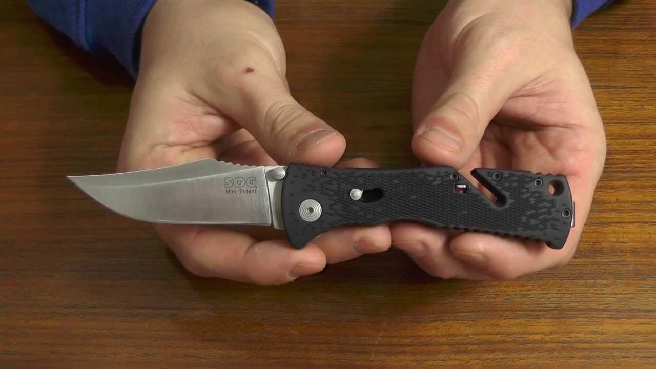 Мысли о ноже: SOG Trident Mini - YouTube
