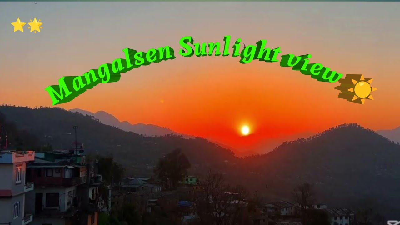 Mangalsen sunlight view 😘 #shortvideo - YouTube