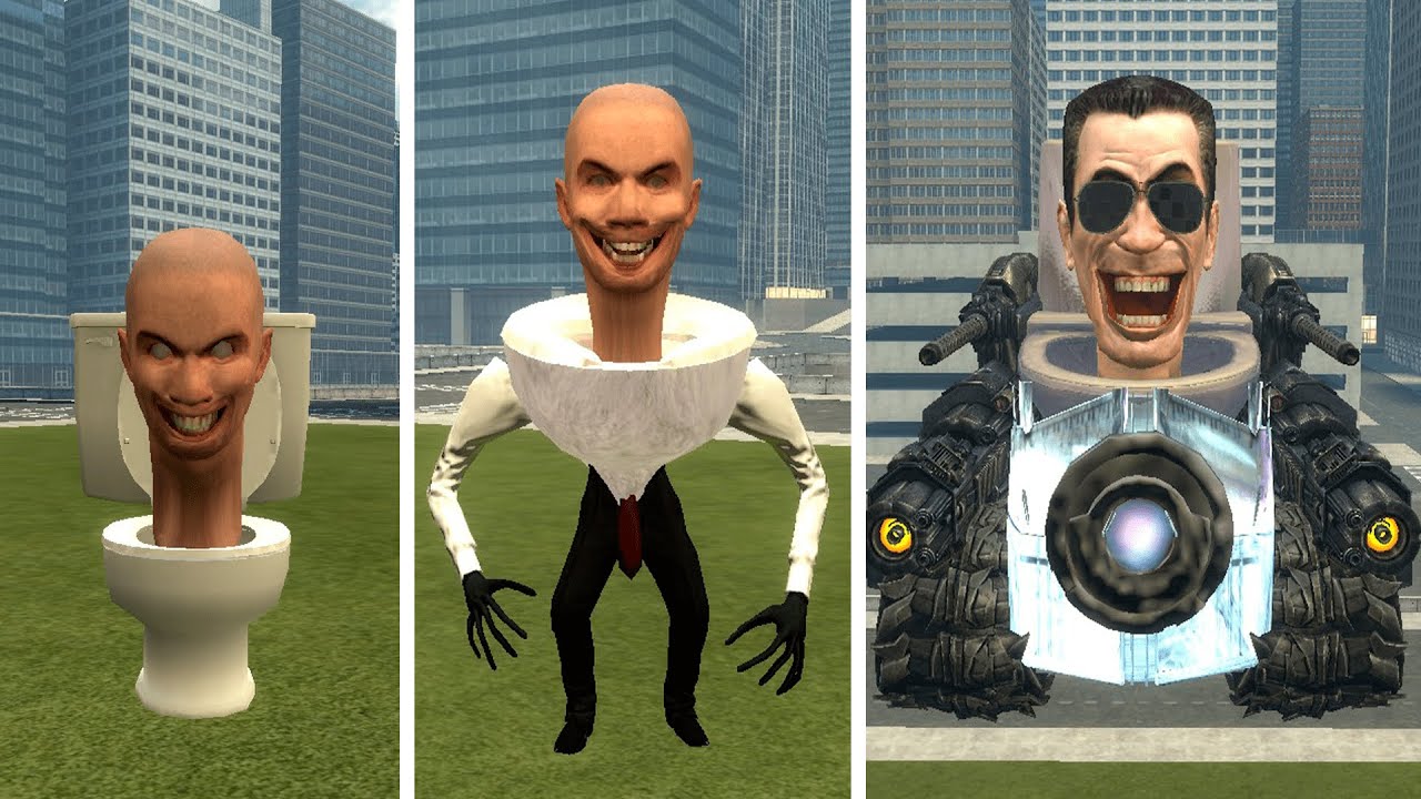 EVOLUTION OF SKIBIDI TOILET | UPGRADED GMAN TANK TOILET In Garry's Mod ...